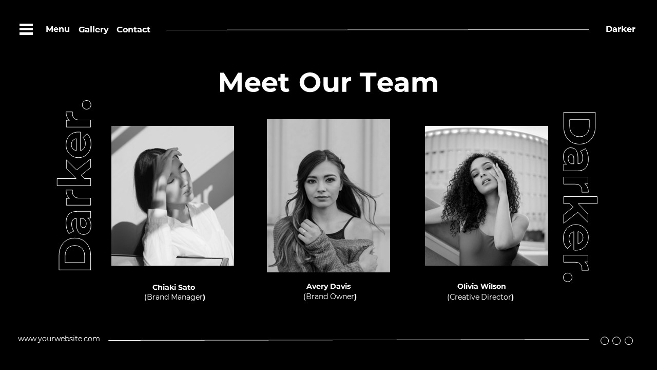 Darker - Photography Keynote Templates, Presentation Templates ...