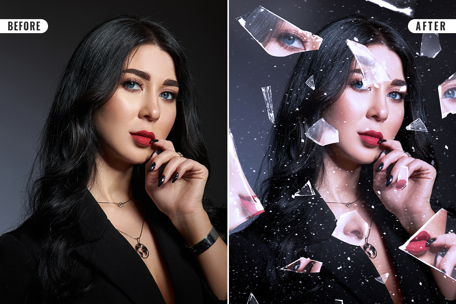 Broken Glass Photo Effect, Add-ons | GraphicRiver