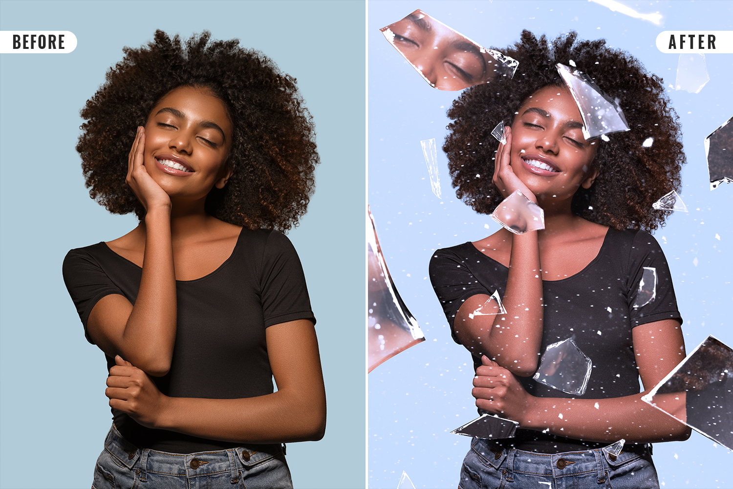 Broken Glass Photo Effect, Add-ons | GraphicRiver