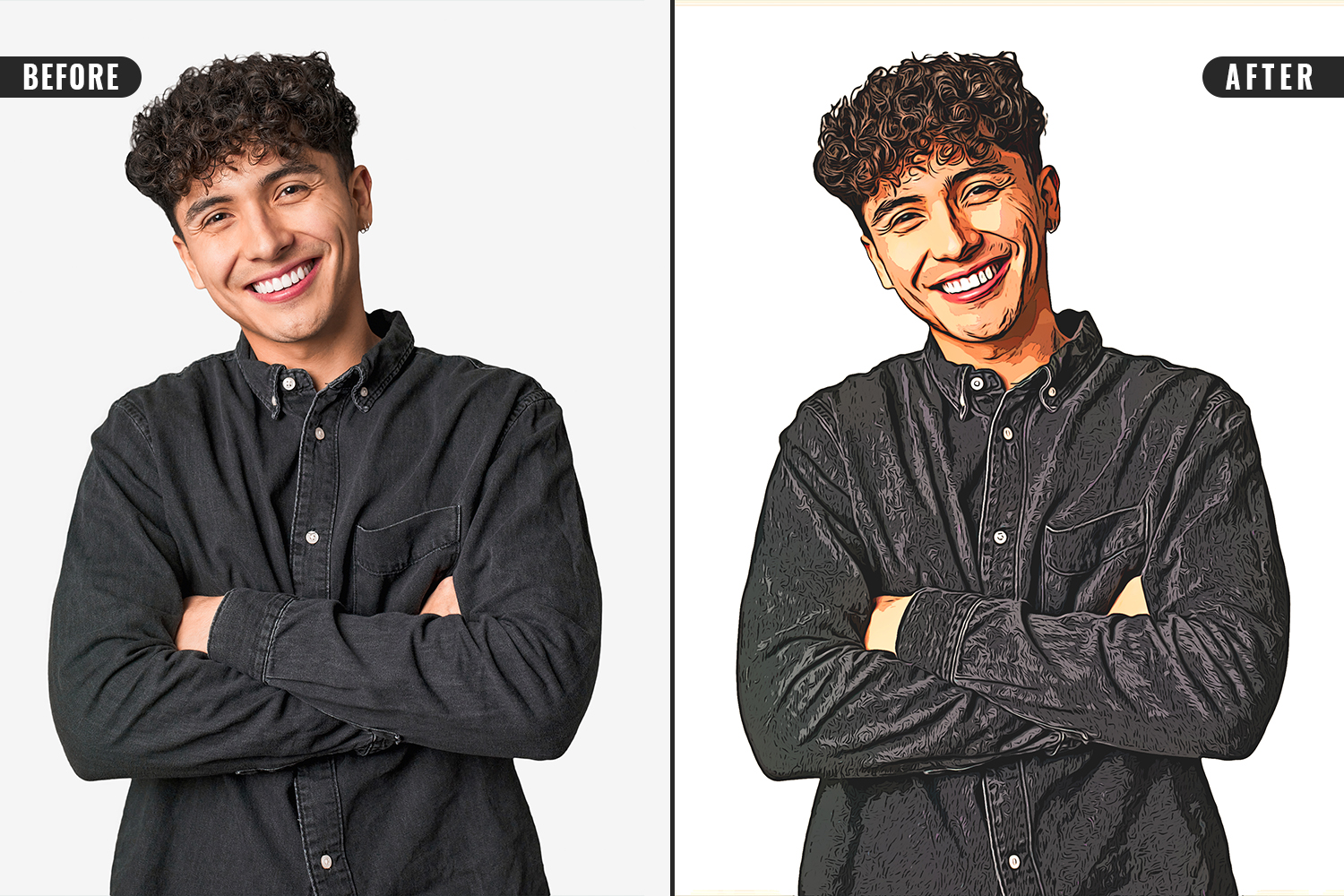 Cartoonize Photo Effect, Add-ons | GraphicRiver