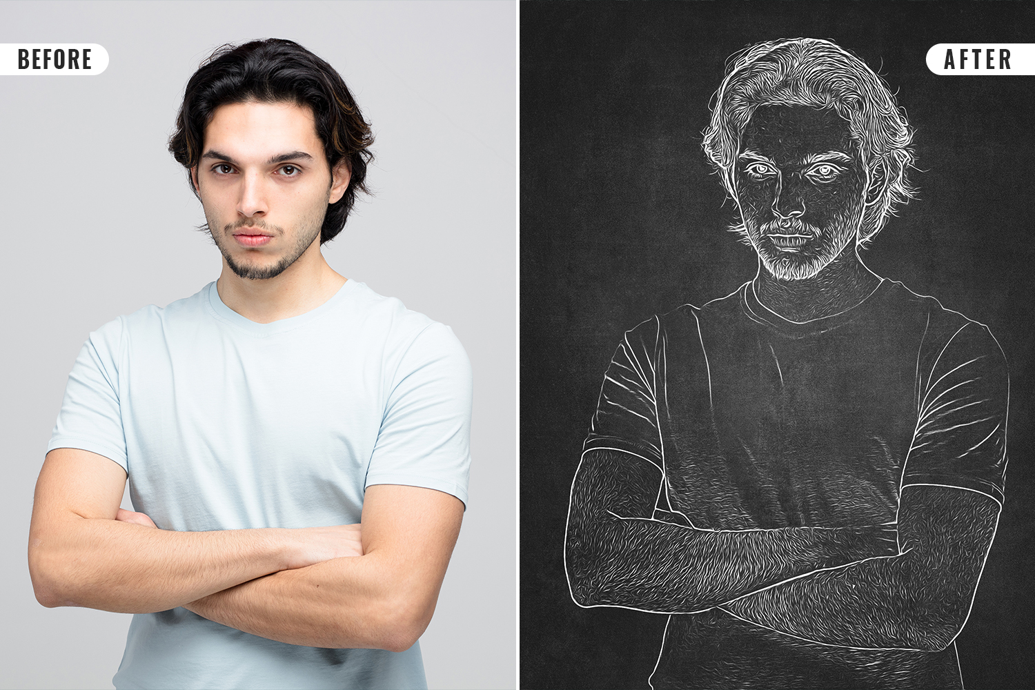 Chalk Photo Effect, Add-ons | GraphicRiver