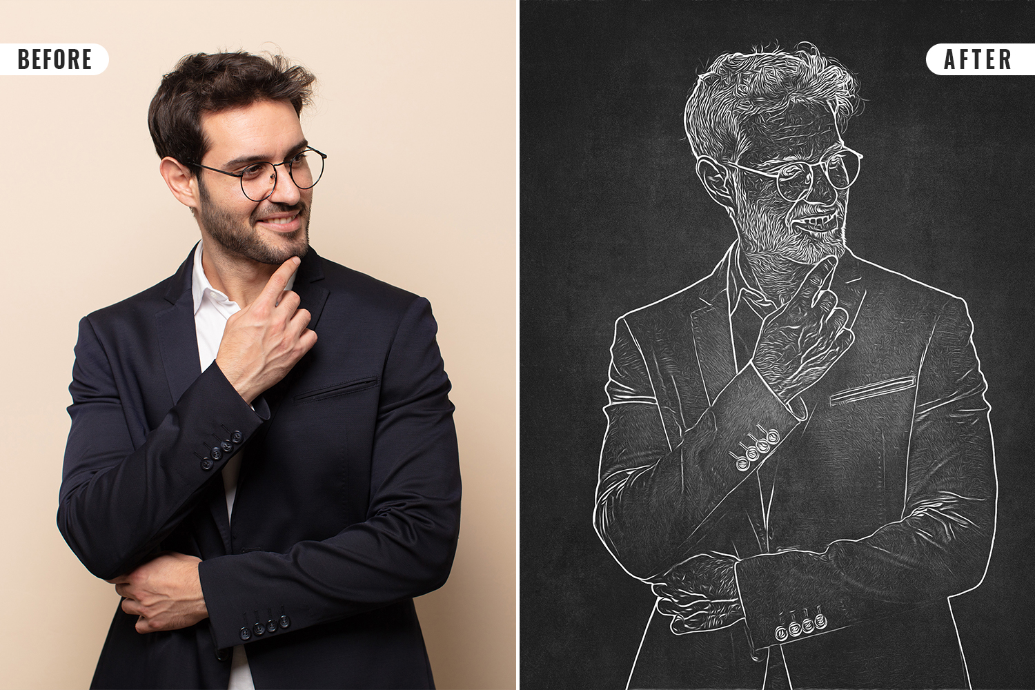 Chalk Photo Effect, Add-ons | GraphicRiver