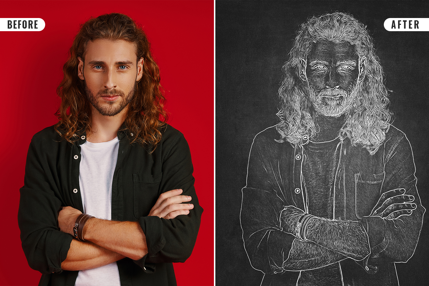 Chalk Photo Effect, Add-ons | GraphicRiver