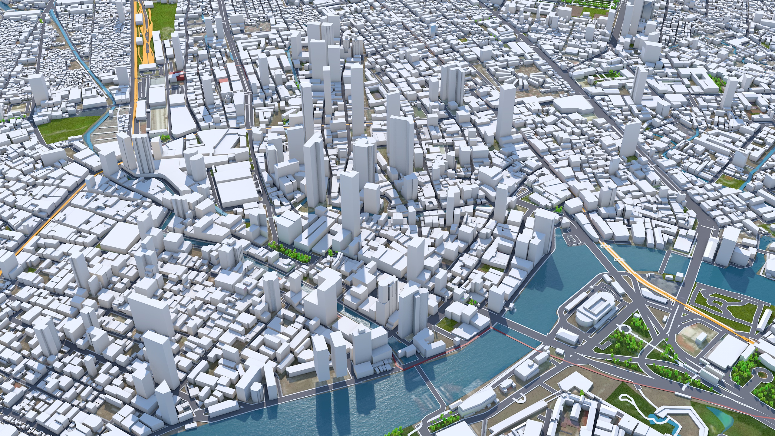 Manila city Philippines 3d model 30km by TurboCG | 3DOcean