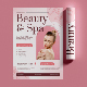 Pink Boho Beauty and Spa Promotion Flyer, Print Templates | GraphicRiver