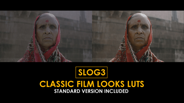 Slog3 Classic Look Films and Standard LUTs, DaVinci Resolve Templates