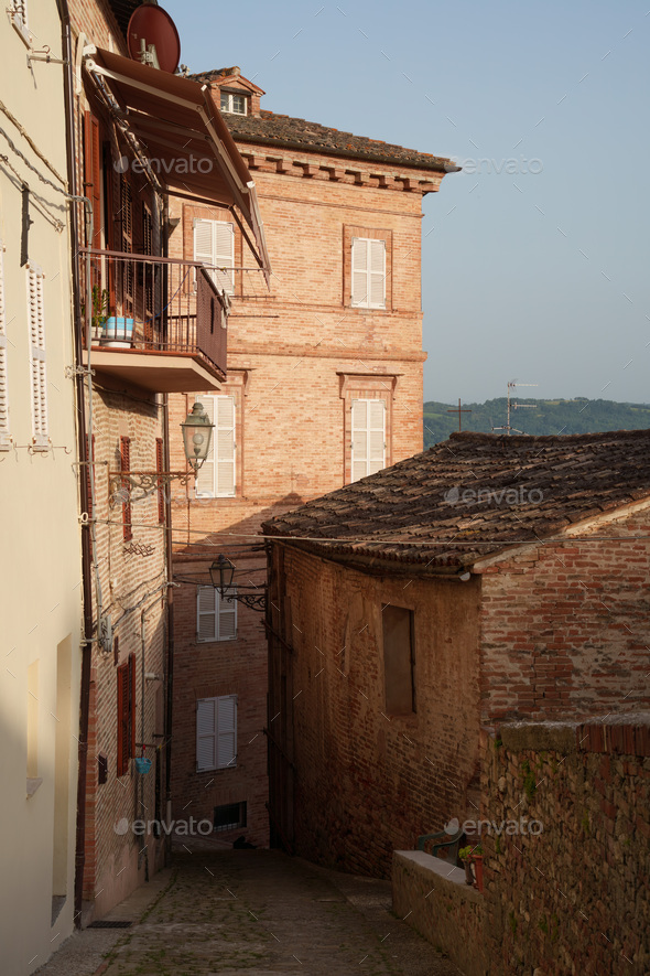 Amandola, historic town in Marche, Italy Stock Photo by clodio | PhotoDune