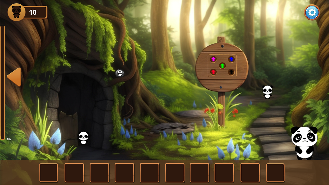 Panda Rescue My Baby - The Forest [ Construct 3 , HTML5 ] by Fabboxstudios