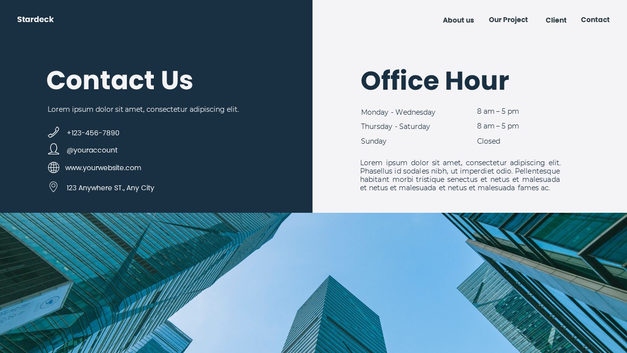 Stardeck - Company Profile Powerpoint Templates, Presentation Templates