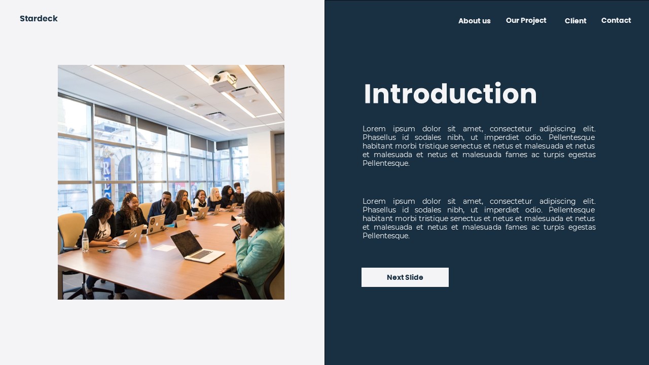 Stardeck - Company Profile Powerpoint Templates, Presentation Templates