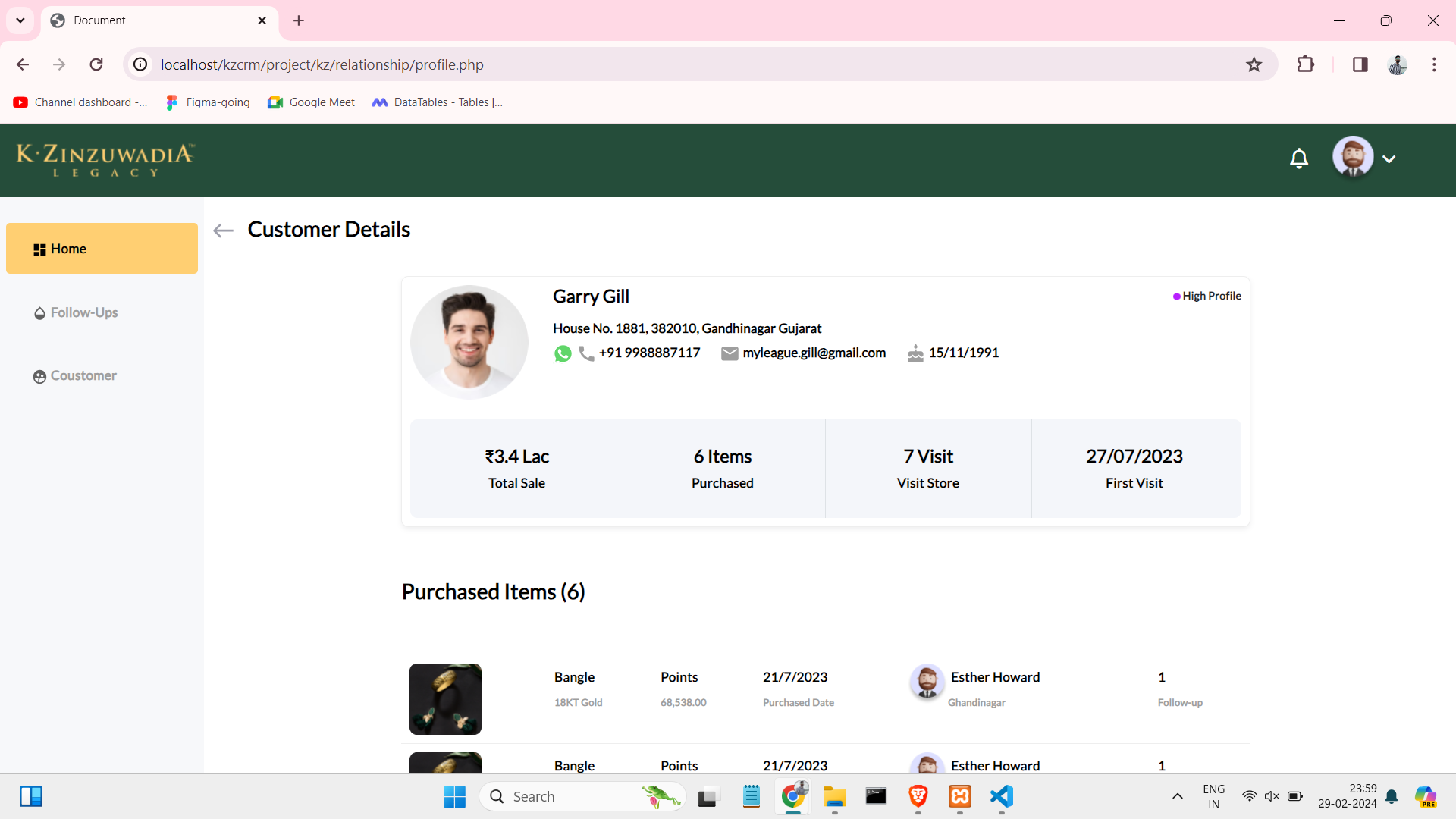 Business CRM portal template by joharashu0 | CodeCanyon