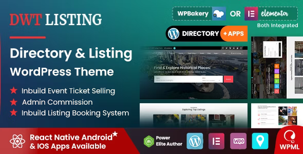 DWT - Directory & Listing WordPress Theme by scriptsbundle | ThemeForest