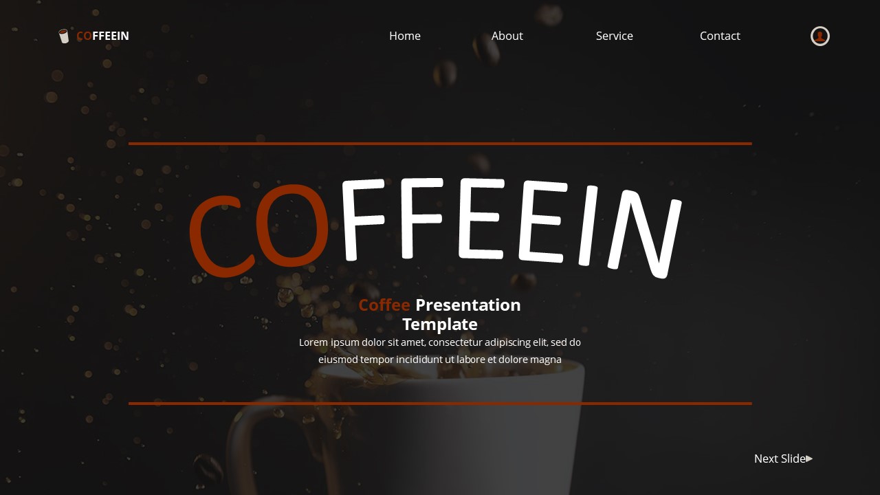 Coffeein - Coffee Google Slide Templates, Presentation Templates ...