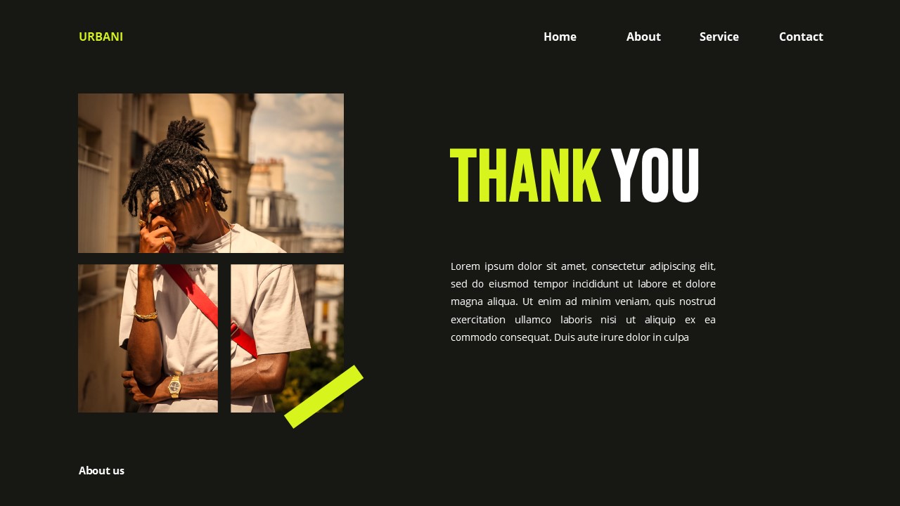 Urbani - Streetwear Powerpoint Templates, Presentation Templates ...