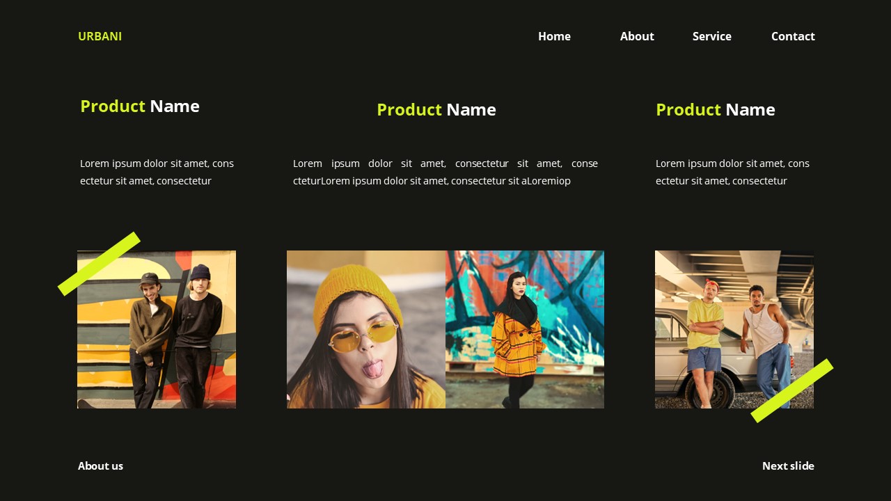 Urbani - Streetwear Powerpoint Templates, Presentation Templates ...