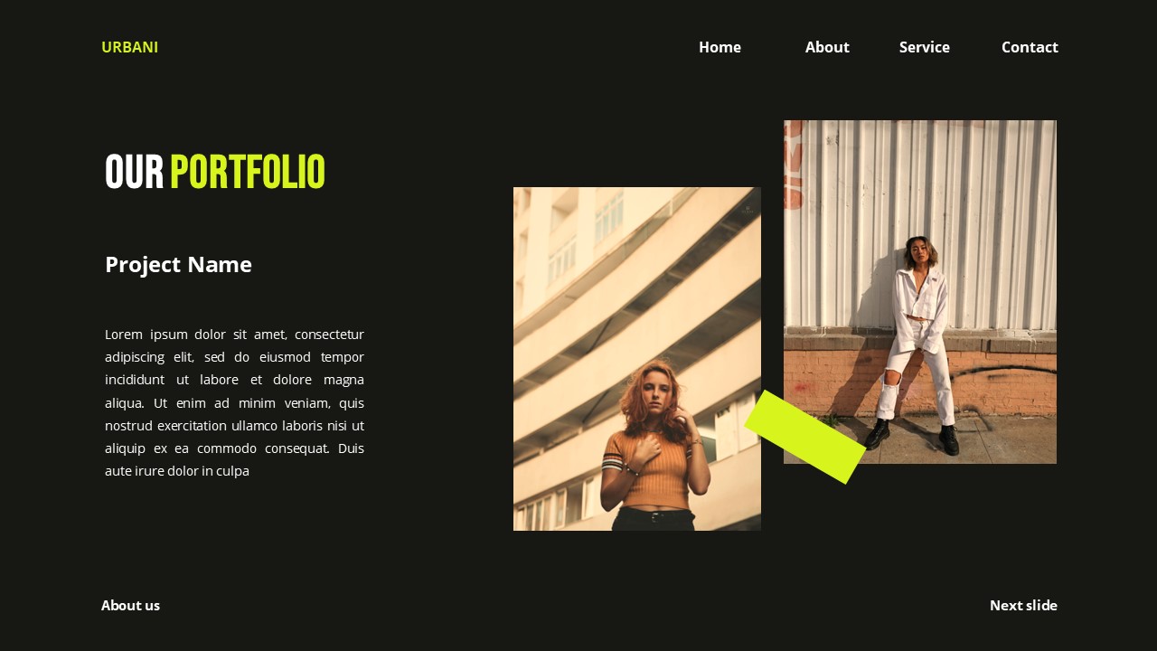 Urbani - Streetwear Powerpoint Templates, Presentation Templates ...