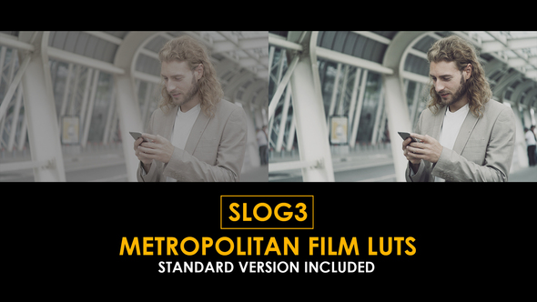 Slog3 Metropolitan and Standard Color LUTs, Apple Motion Templates