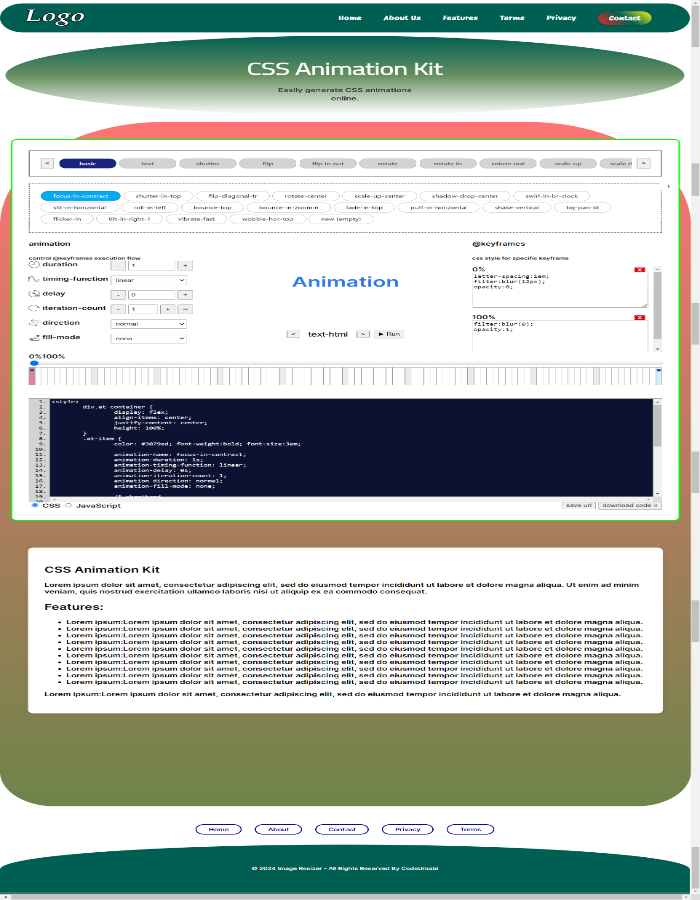 CSS Animation Kit by codeumabi | CodeCanyon