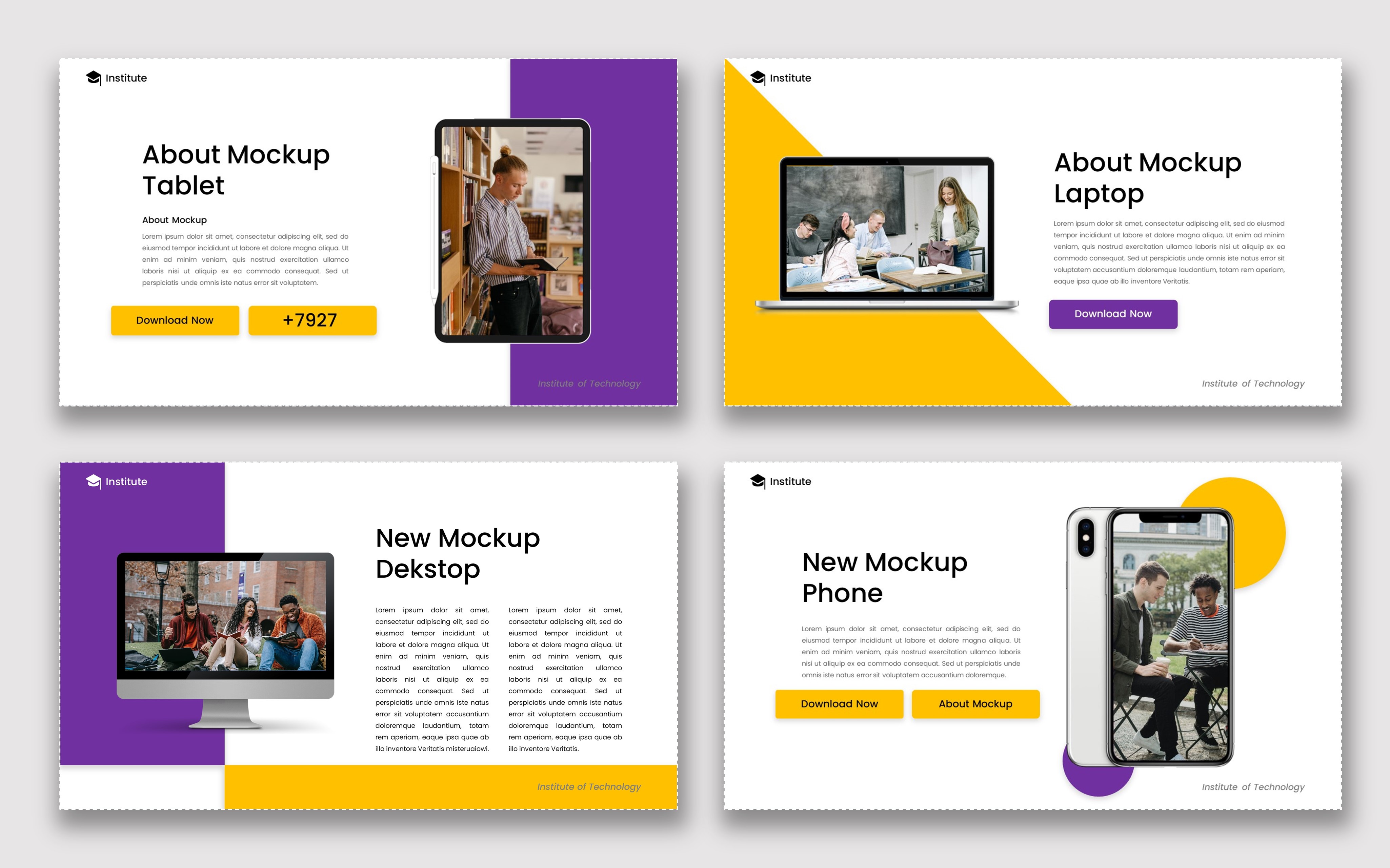 Institute-Education PowerPoint Template, Presentation Templates ...