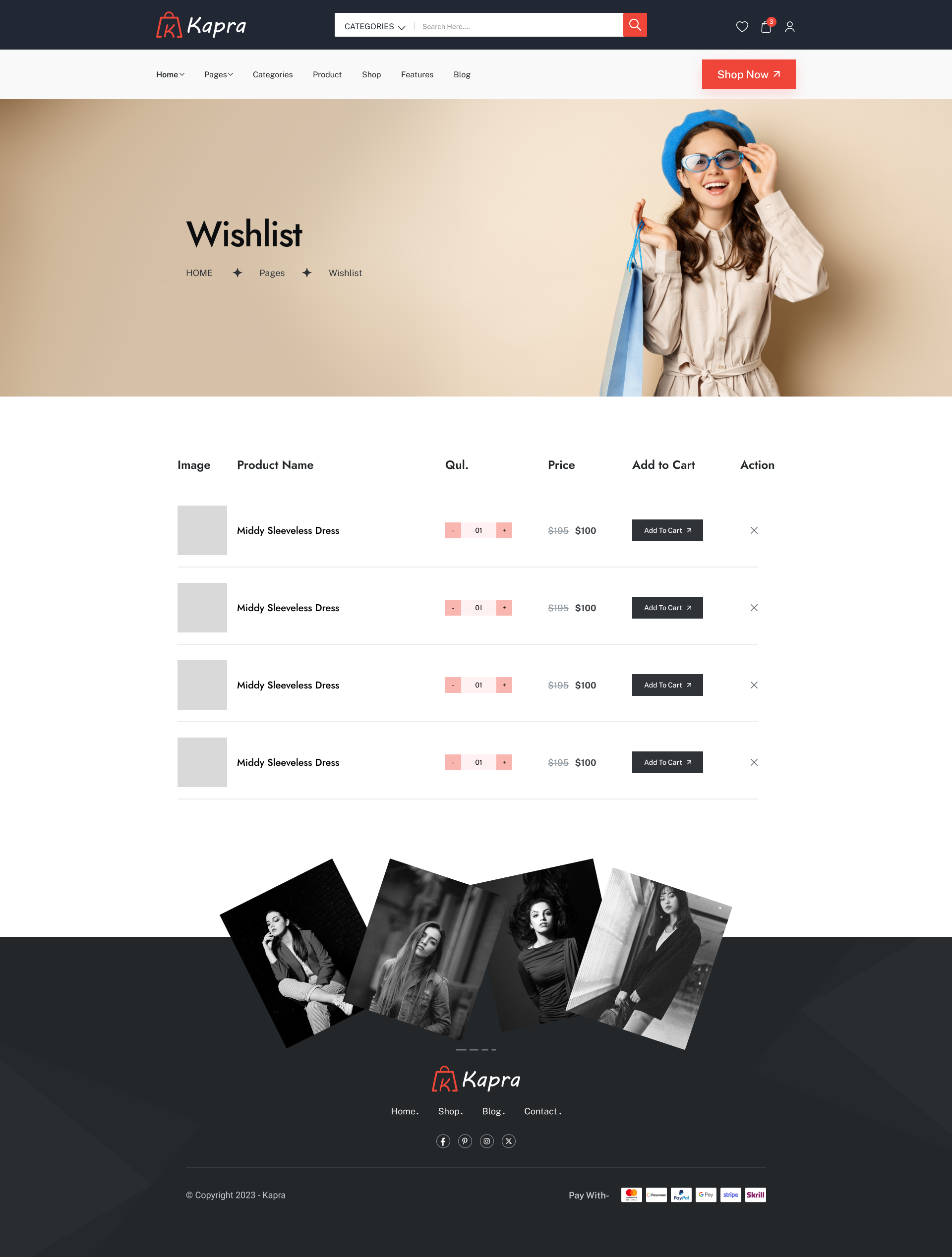 Kapra - Fashion E-commerce Website Figma Template by bplugins | ThemeForest