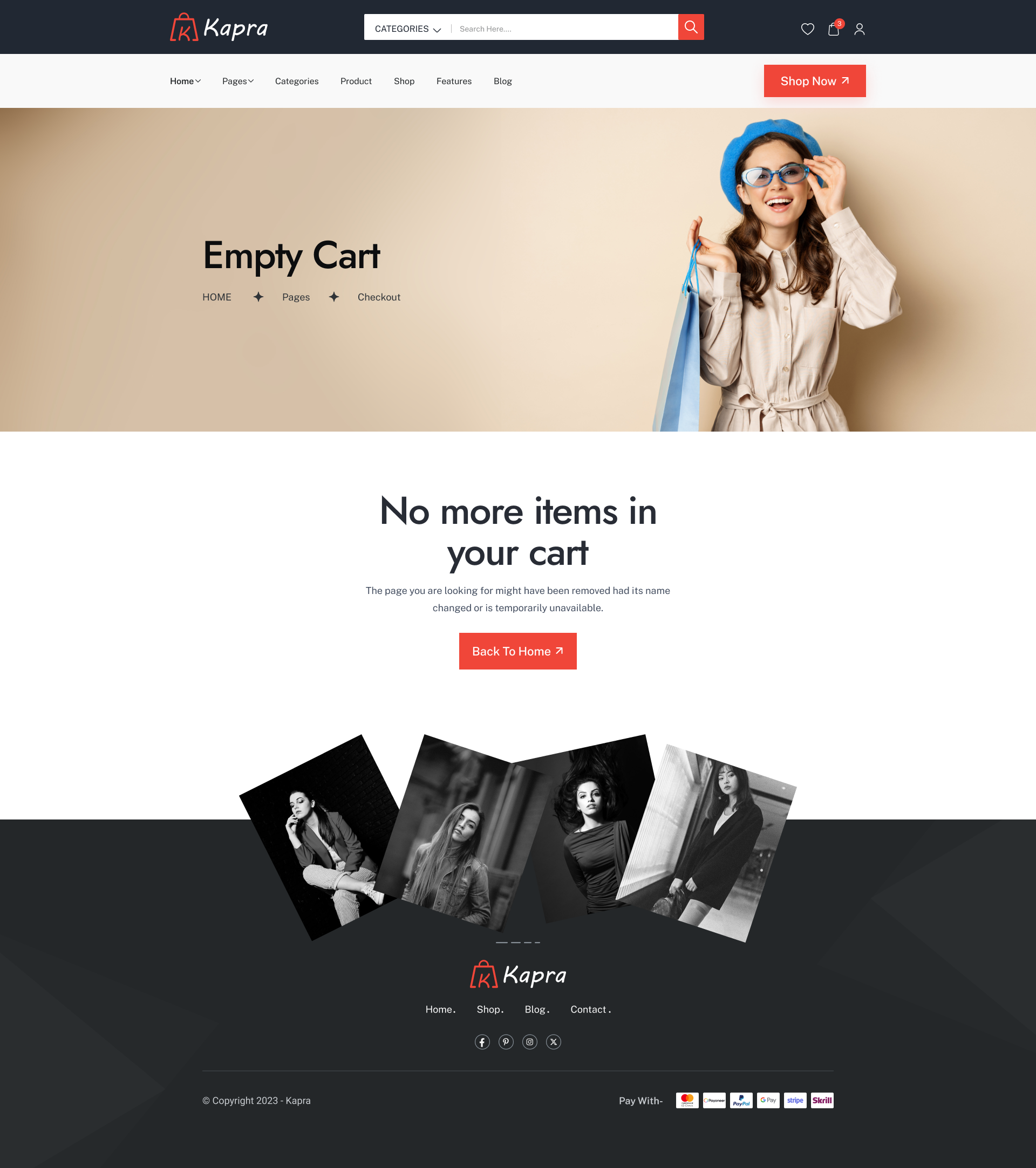 Kapra - Fashion E-commerce Website Figma Template by bplugins | ThemeForest