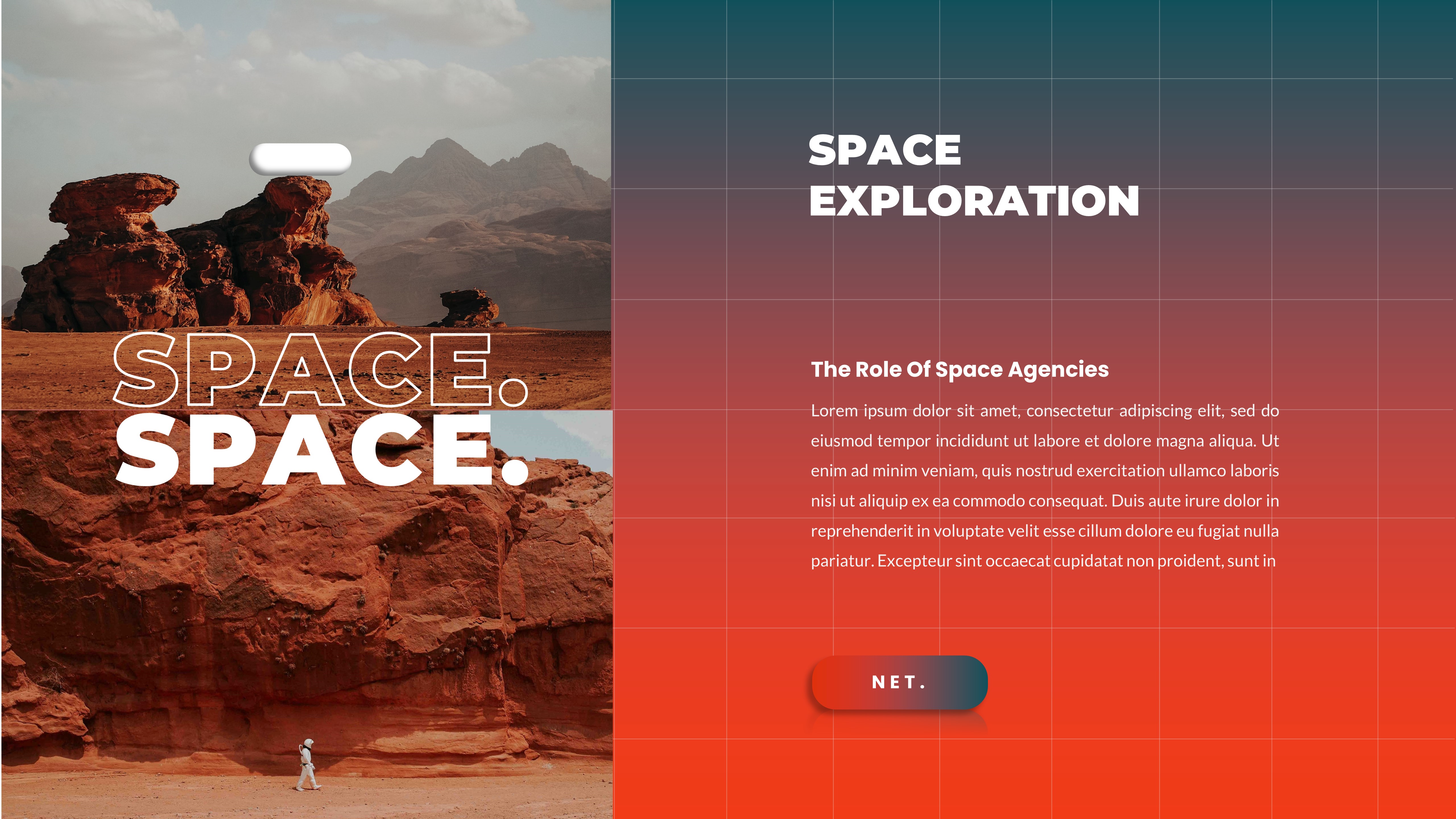 Space Creative Business Powerpoint Template, Presentation Templates