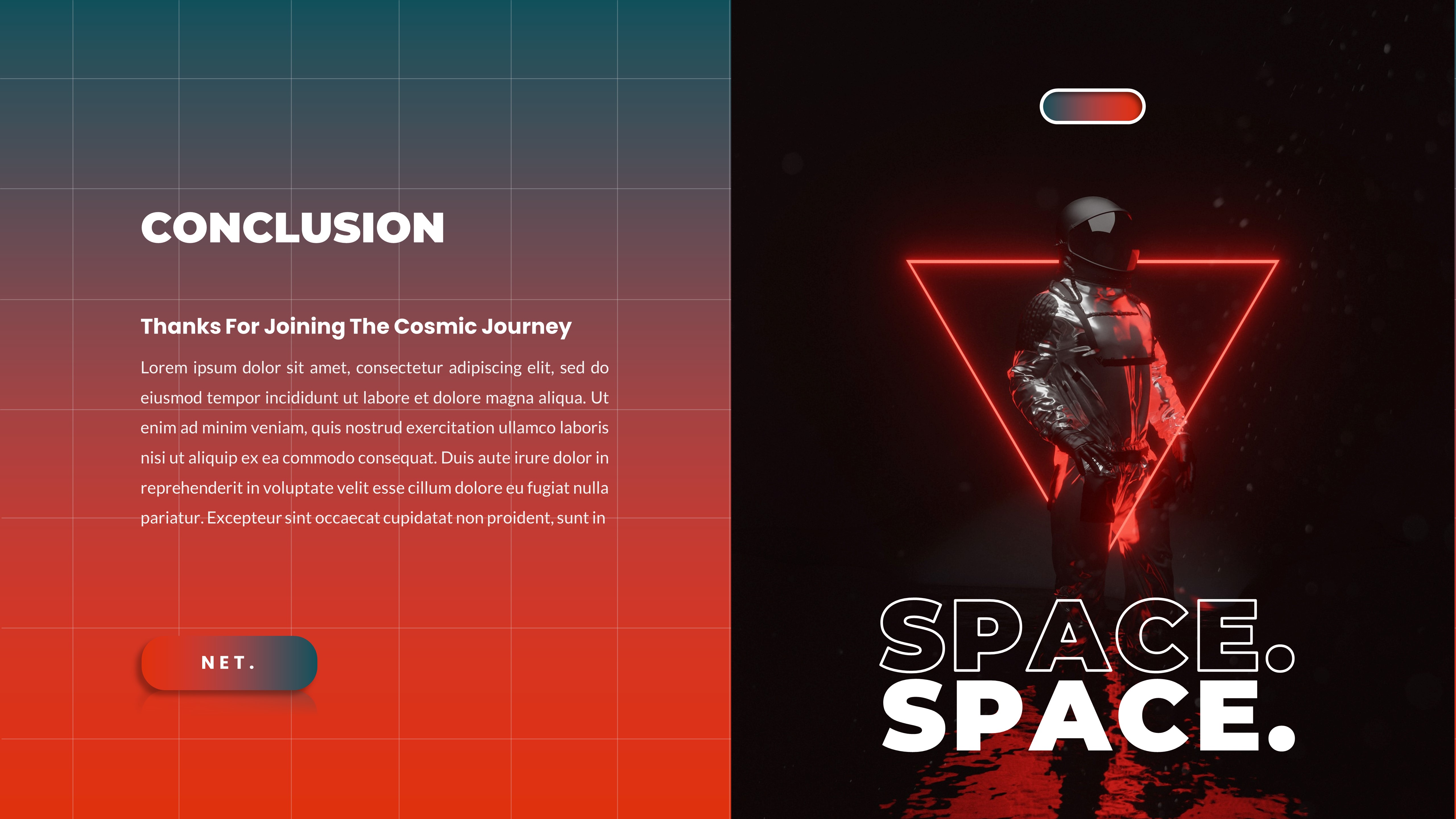 Space Creative Business Powerpoint Template, Presentation Templates