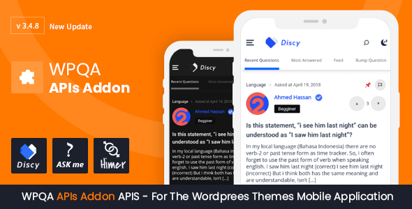 WPQA APIs - Addon and APIs For The WordPress Themes by 2codeThemes