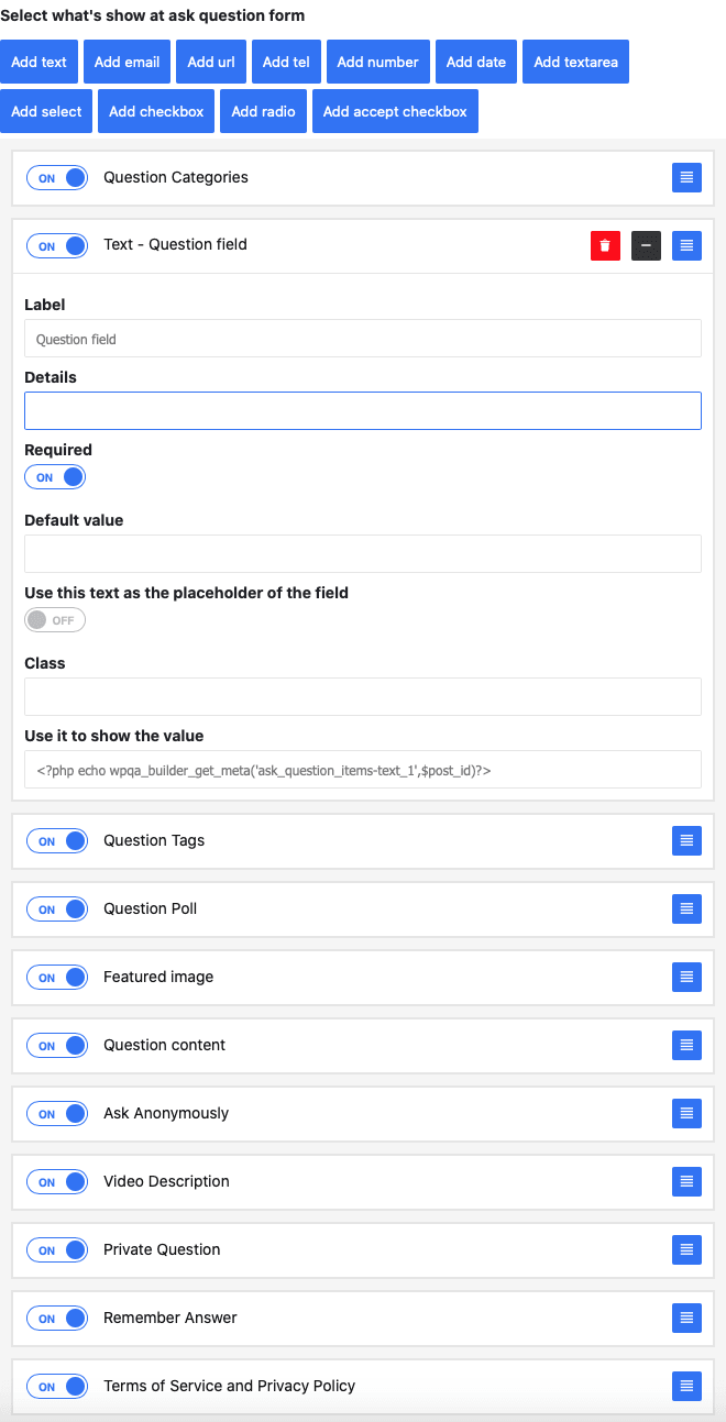 WPQA - Builder forms Addon For WordPress by 2codeThemes | CodeCanyon