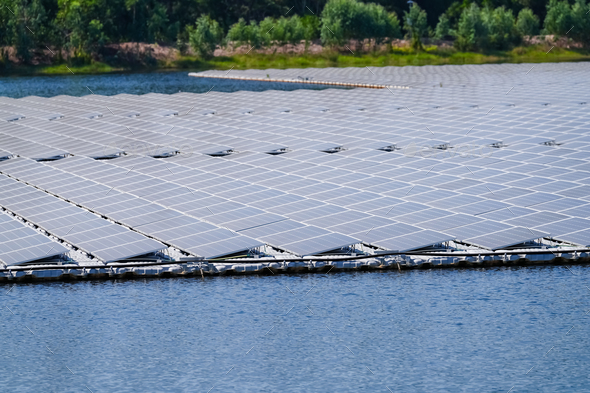 Floating solar photovoltaic panels at sustainable electrical power ...