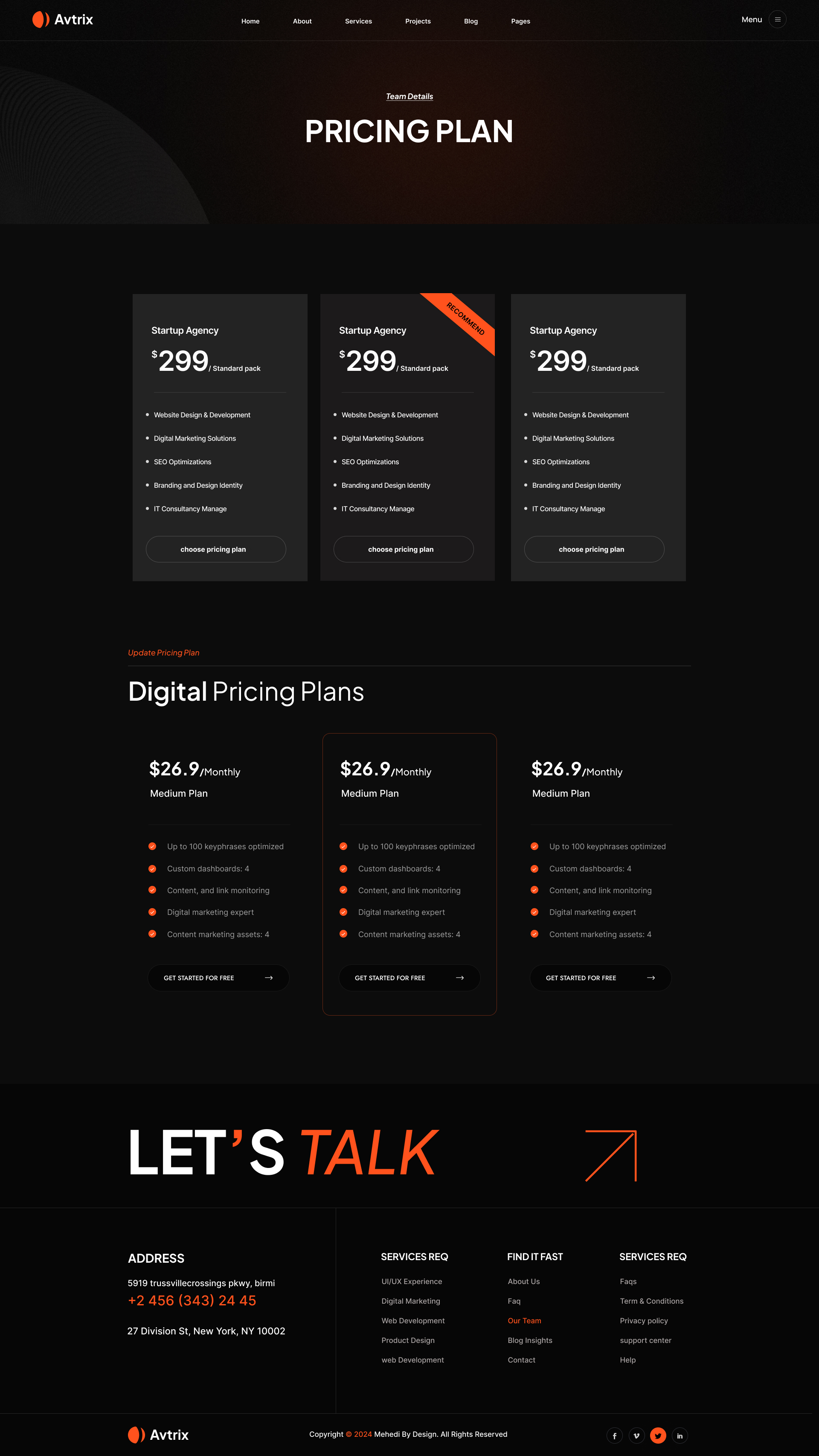 Avtrix - Creative Agency & Portfolio Figma Template by Oclata | ThemeForest