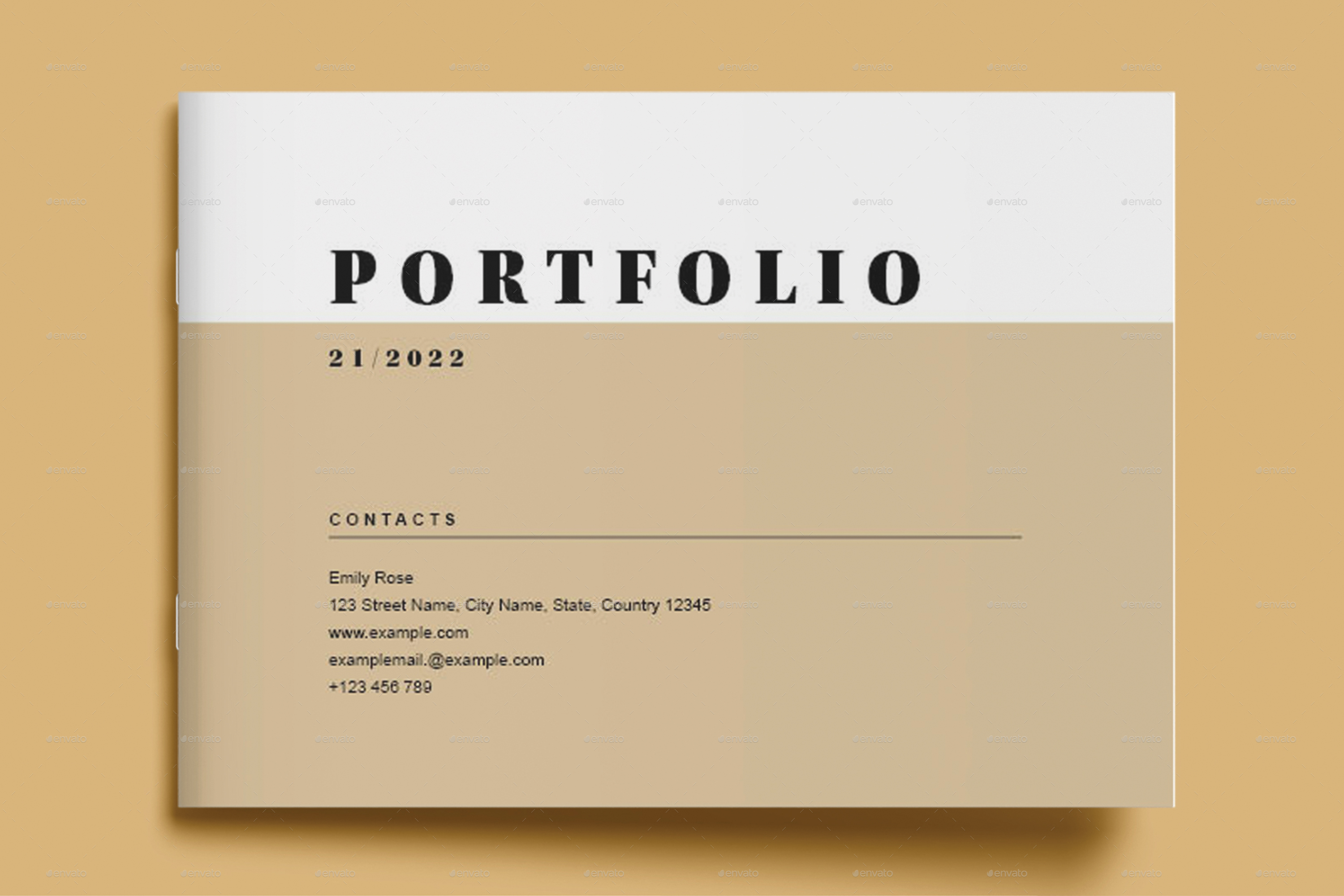 Clean Portfolio Magazine Layout, Print Templates | GraphicRiver