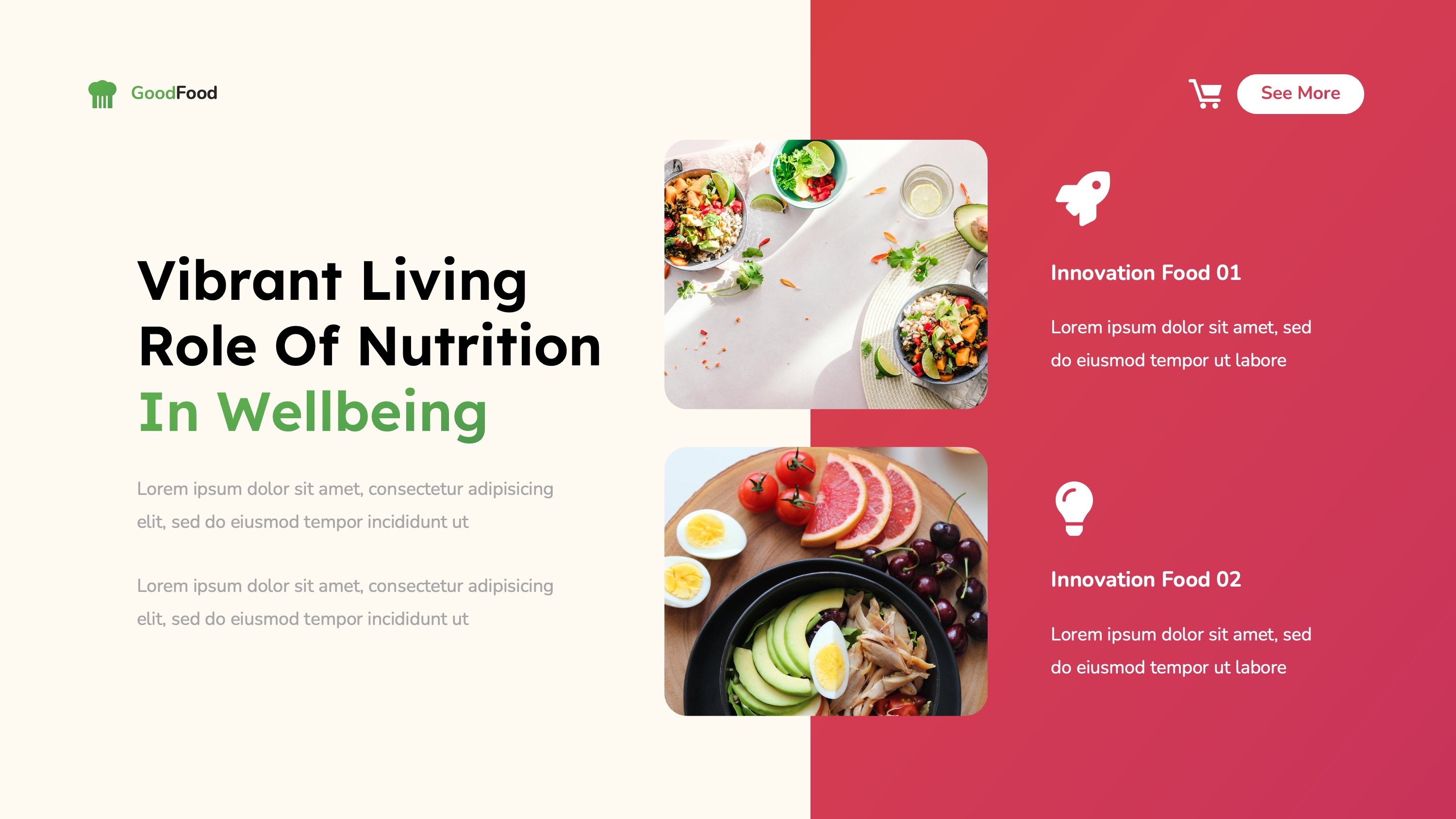 Healthy Food Powerpoint, Presentation Templates | GraphicRiver