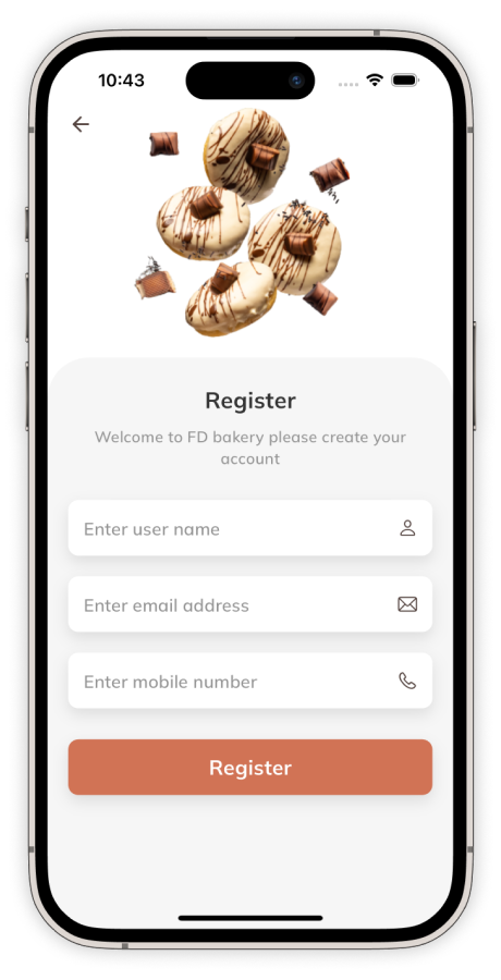 Online Bakery Store App Template in Flutter | FDBakery by pixelnestlabs