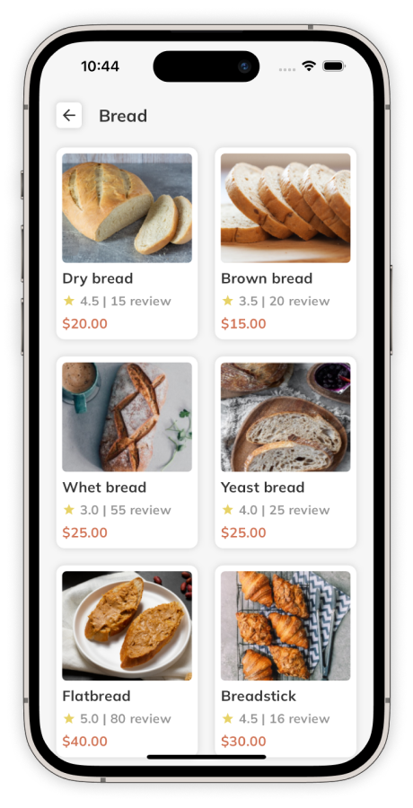 Online Bakery Store App Template in Flutter | FDBakery by pixelnestlabs