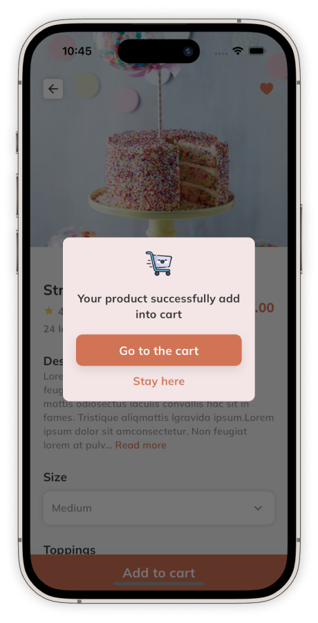 Online Bakery Store App Template in Flutter | FDBakery by pixelnestlabs