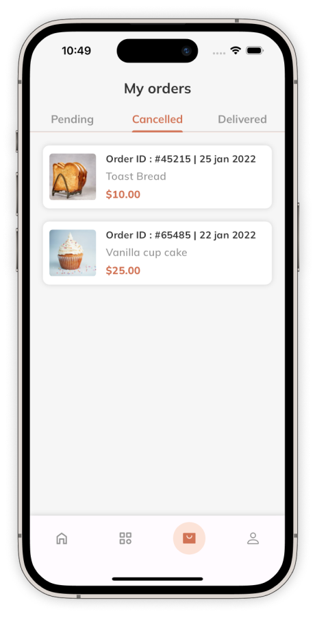 Online Bakery Store App Template in Flutter | FDBakery by pixelnestlabs