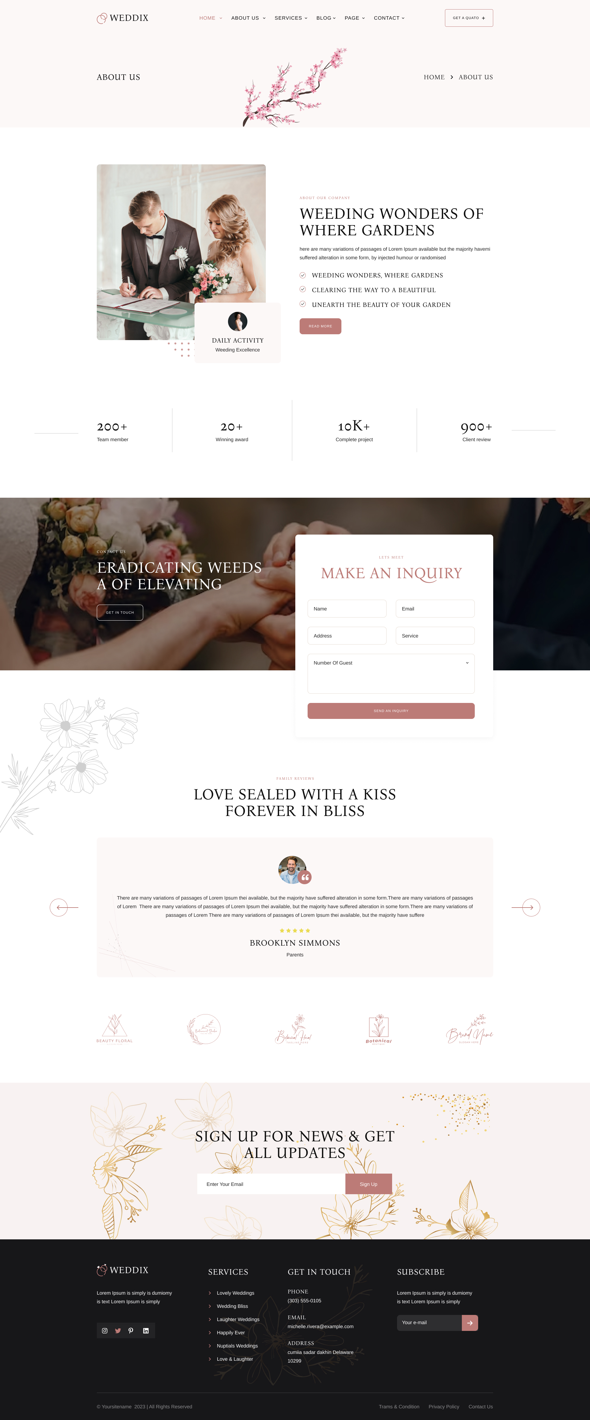Weddix - Wedding & Event Figma Template by TeconceTheme | ThemeForest
