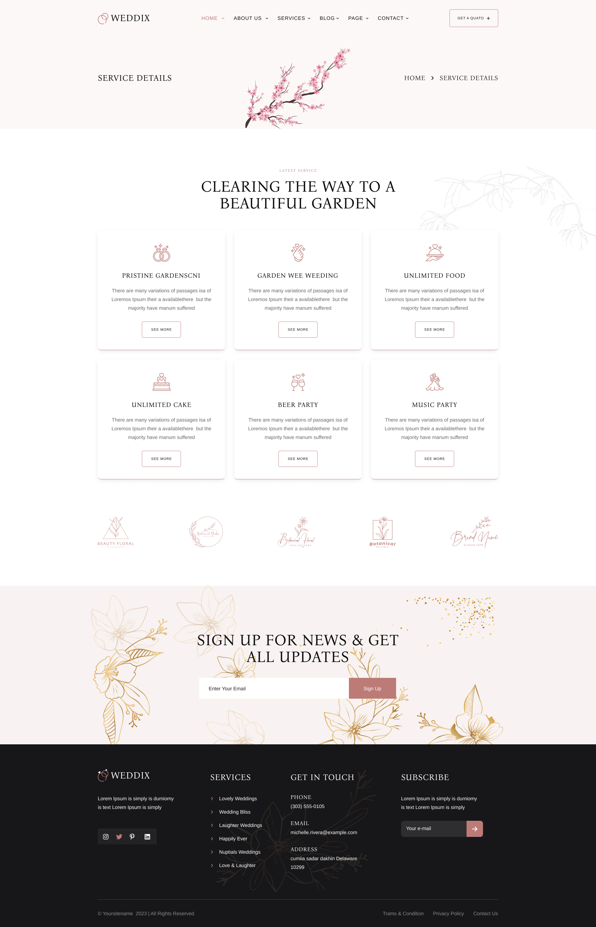 Weddix - Wedding & Event Figma Template by TeconceTheme | ThemeForest