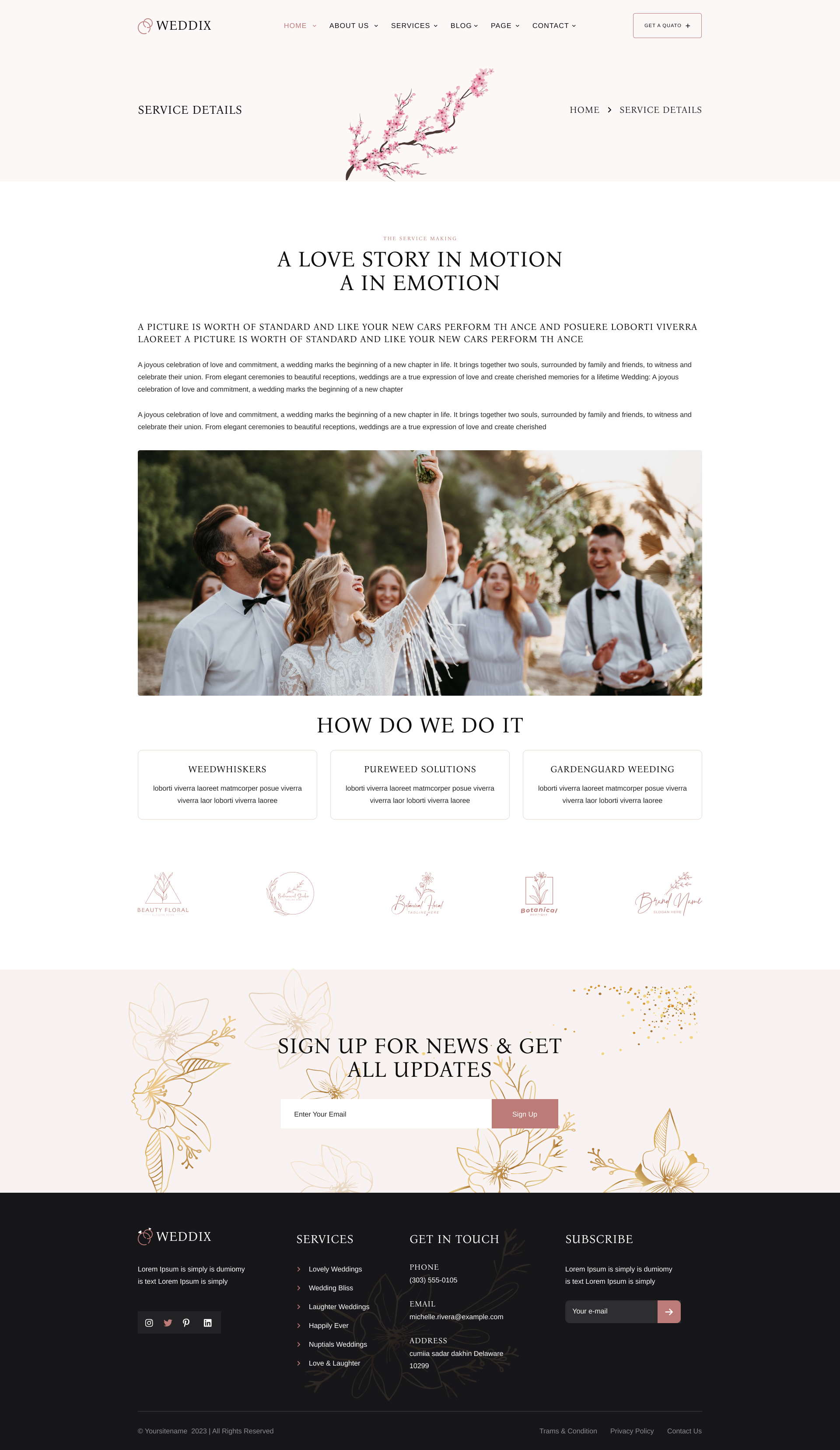 Weddix - Wedding & Event Figma Template by TeconceTheme | ThemeForest