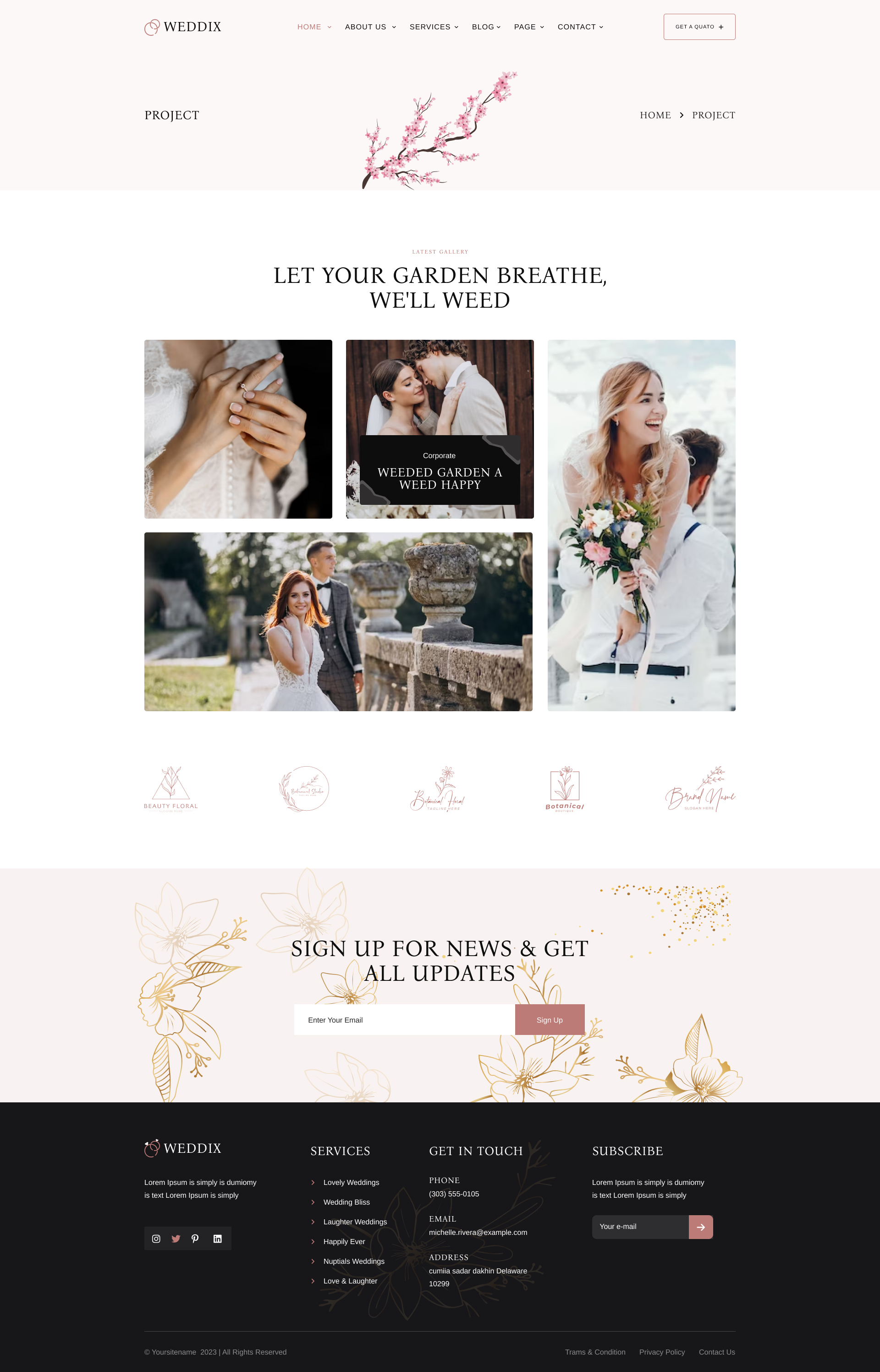 Weddix - Wedding & Event Figma Template by TeconceTheme | ThemeForest
