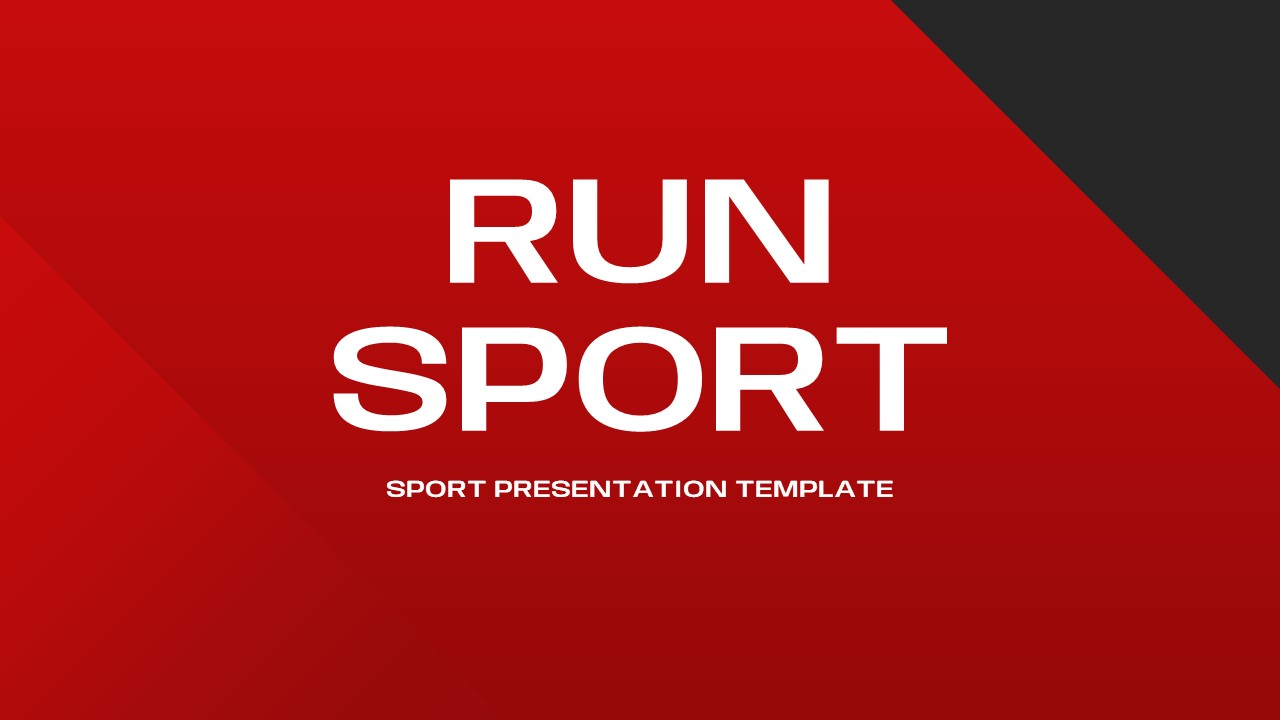 Run Sport PowerPoint Template, Presentation Templates | GraphicRiver