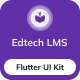 Edtech LMS - Online Course Learning Flutter UI Kit by thefuturelens