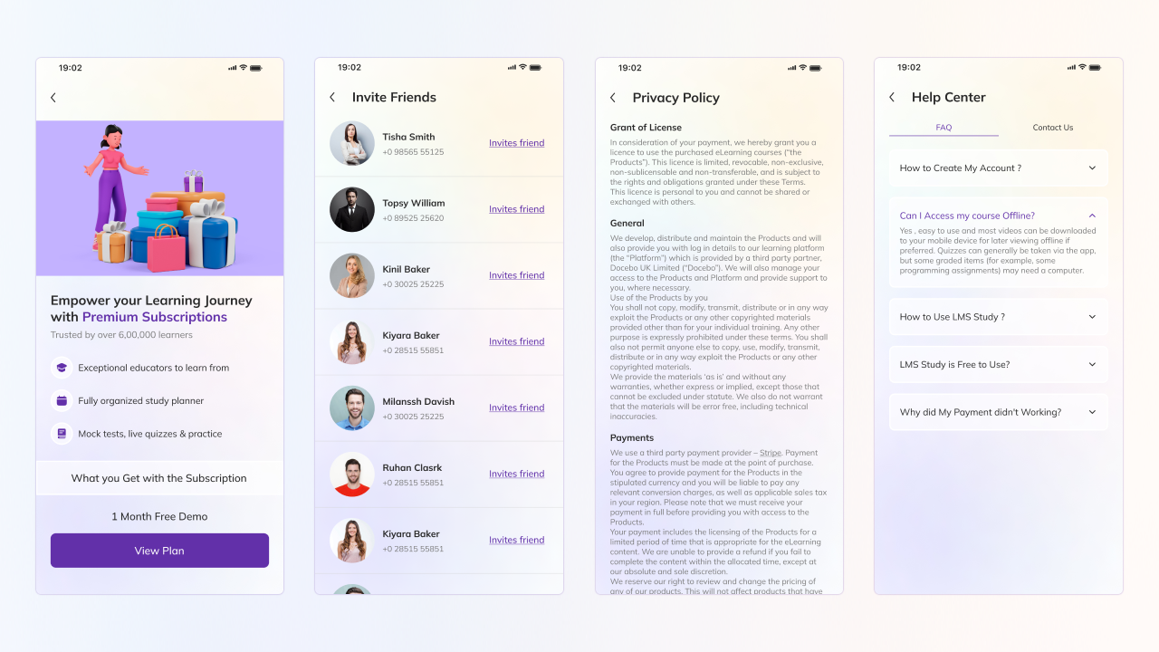 Edtech LMS - Online Course Learning Flutter UI Kit by thefuturelens Edtech LMS - Online Course Learning Flutter UI Kit by thefuturelens