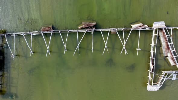 Stake Net and Floating Fishes, Stock Footage | VideoHive