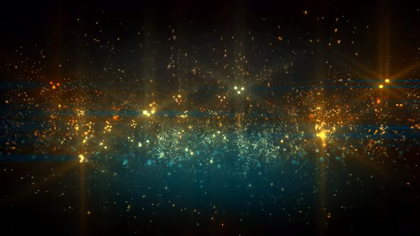 Blue Space Stars Moving Loop Background, Motion Graphics | VideoHive