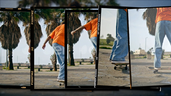 Film Frame Collage Transitions, After Effects Project Files | VideoHive