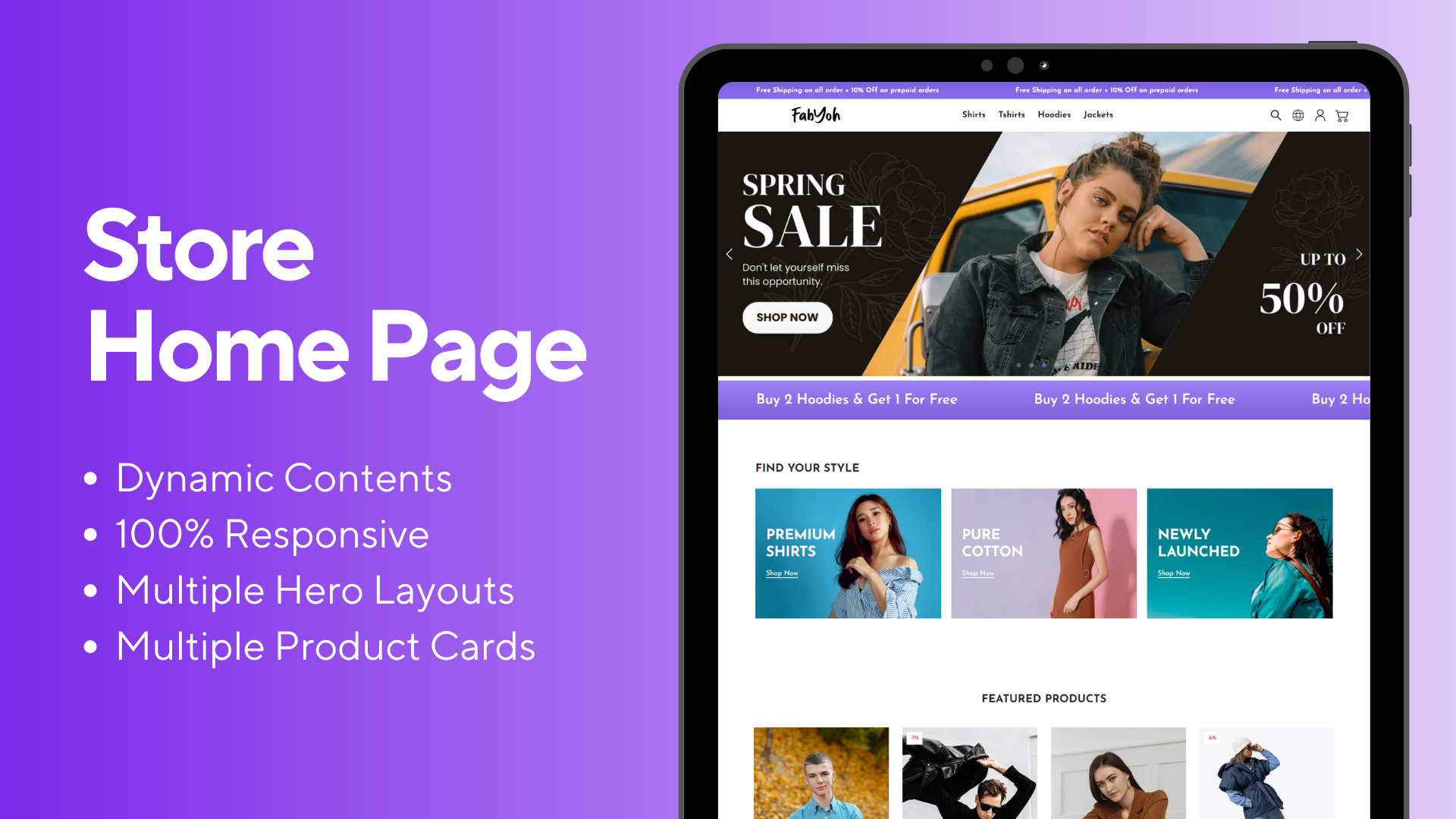 Fabyoh - MERN Stack Ecommerce Script by ScreamAcode | CodeCanyon