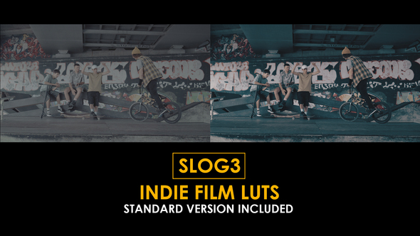 Slog3 Indie Film and Standard Color LUTs, Apple Motion Templates ...