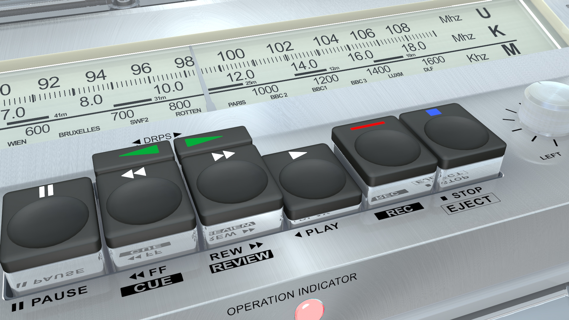 Realistic vintage Boombox Hitachi TRK 8180EM Guettoblaster (1979) by ...